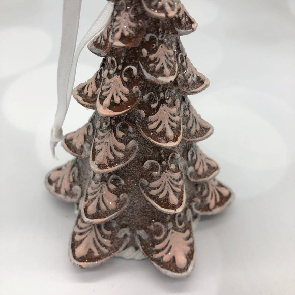 Holiday | Gingerbread Cookie Tree Pink Icing Sleigh White Red Icing ...